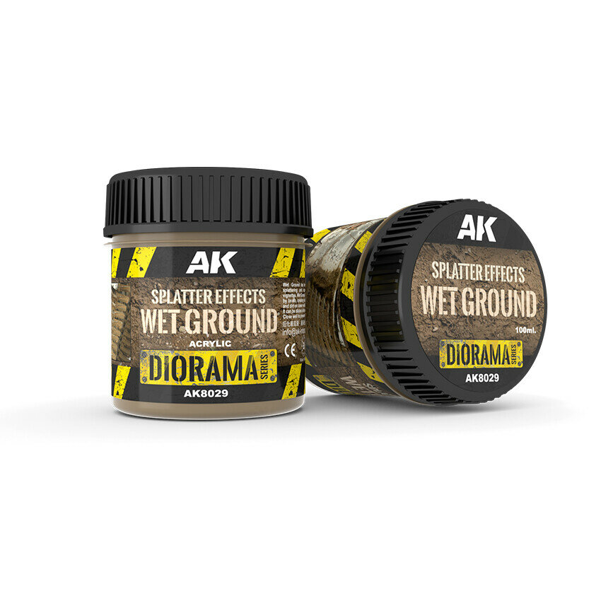 Аксессуар для Warhammer AK Interactive Текстурная паста AK: Splatter Effects Wet Ground AK8029 100 ml