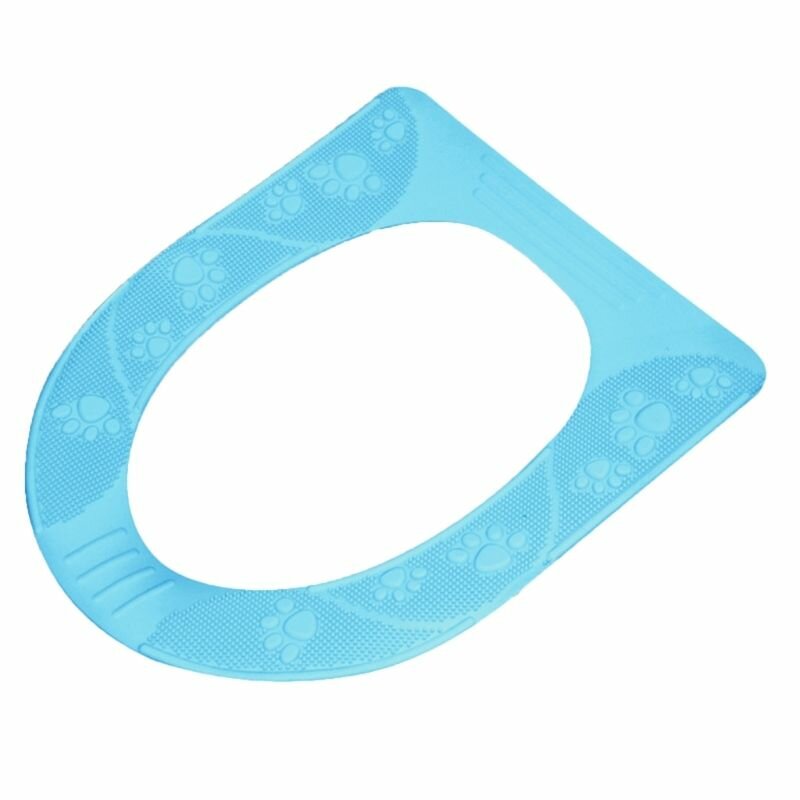 Силиконовый чехол на сиденье унитаза, нескользящая подушка с присоской, многоразовый коврик с мягкой подкладкой, моющийся аксессуар для ванной комнаты