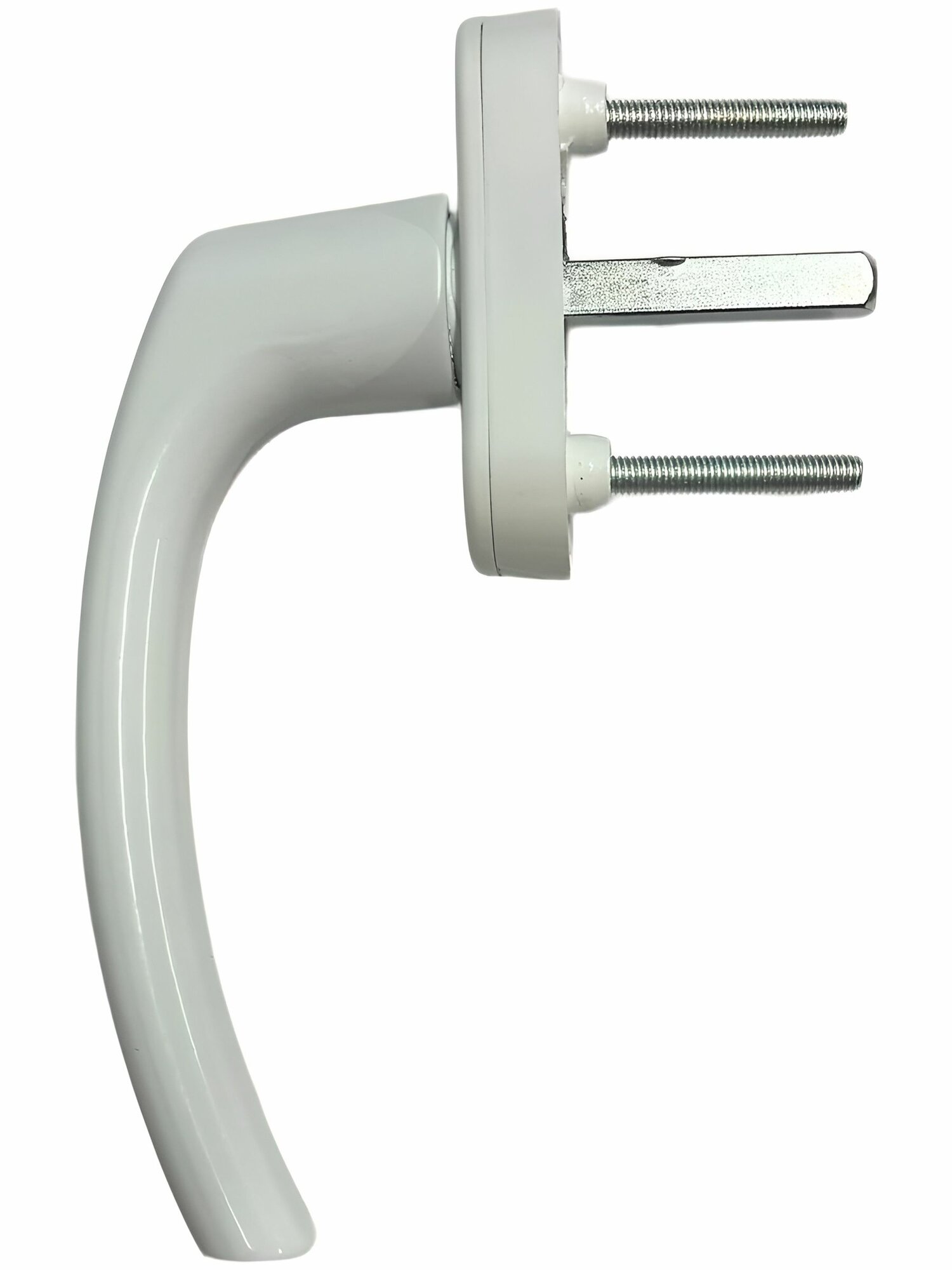 Ручка оконная Интерника БЕЛ(9016) 37мм