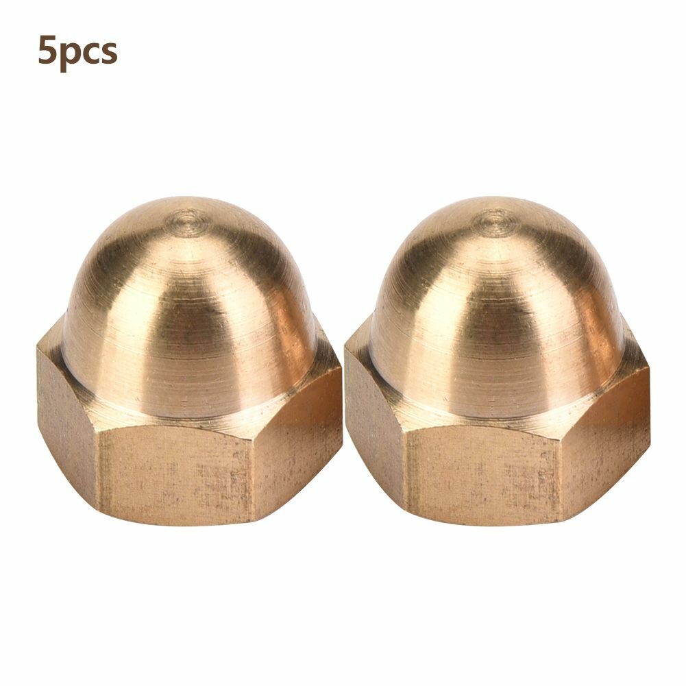 5 шт. латунные гайки M12 с колпачковой головкой