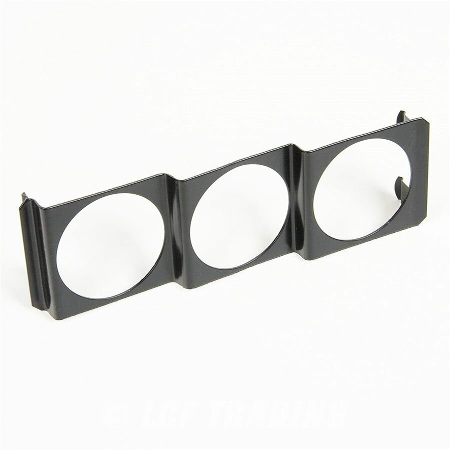 Универсальная новая 2-дюймовая (52 мм) автомобильная приборная панель / панель приборов с тремя отверстиями для радиокрепления, черный