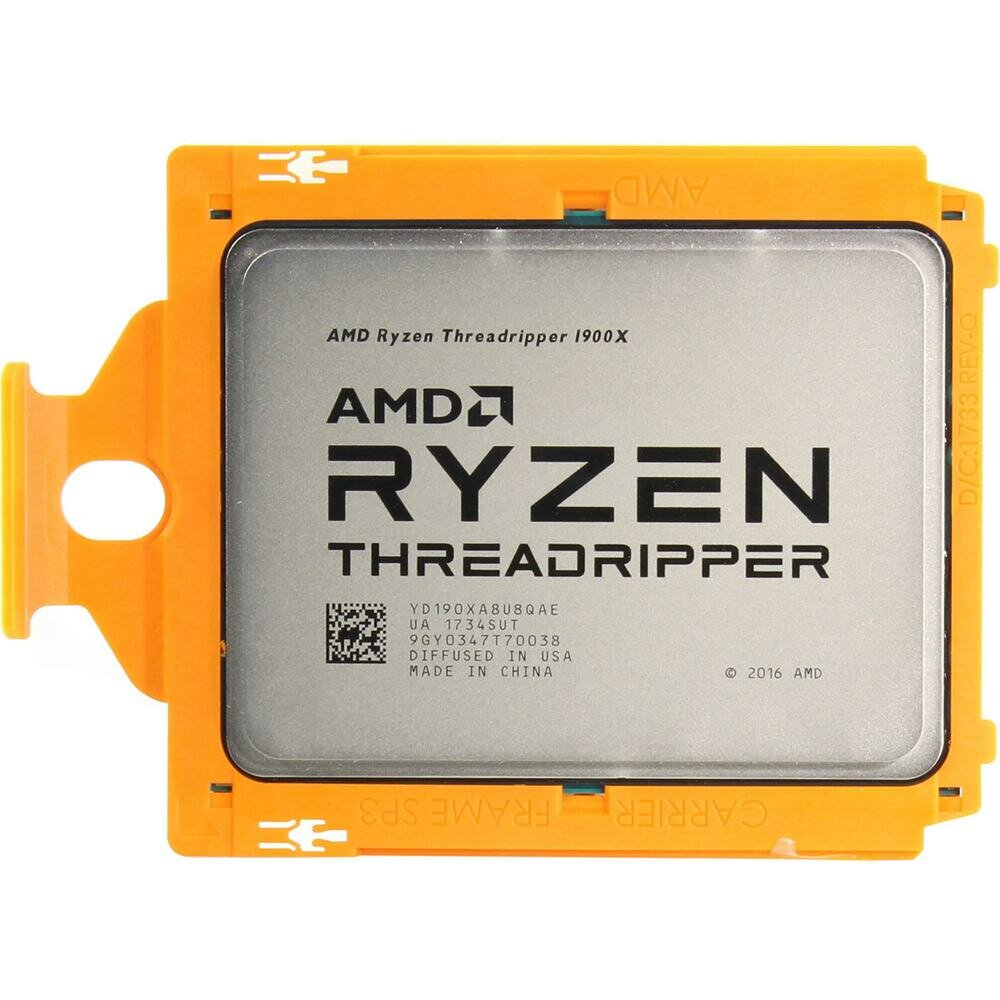 Процессор AMD Ryzen Threadripper 1900X, sTR4, L3 16384Kb, BOX (YD190XA8AEWOF)
