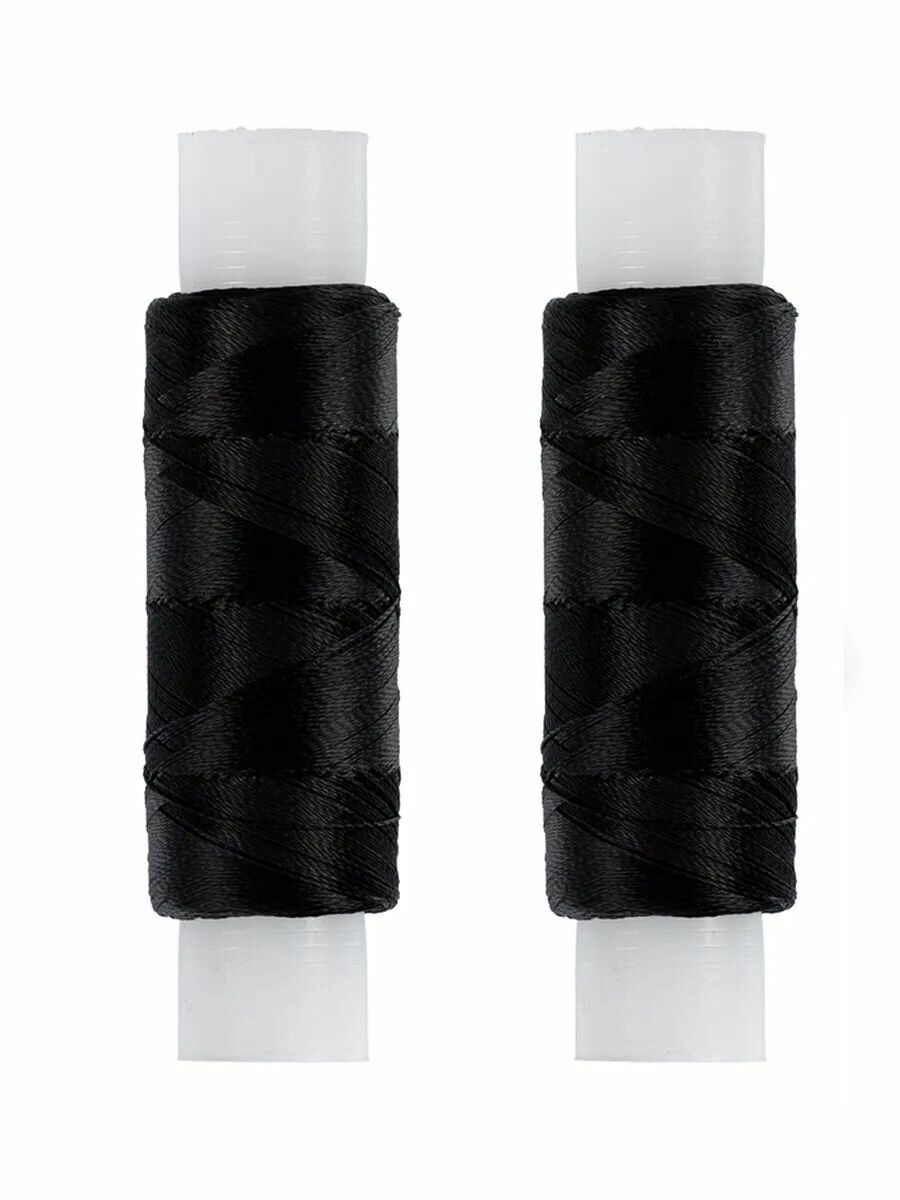 Нить для бисера Tytan 100 м черный (2 шт.)