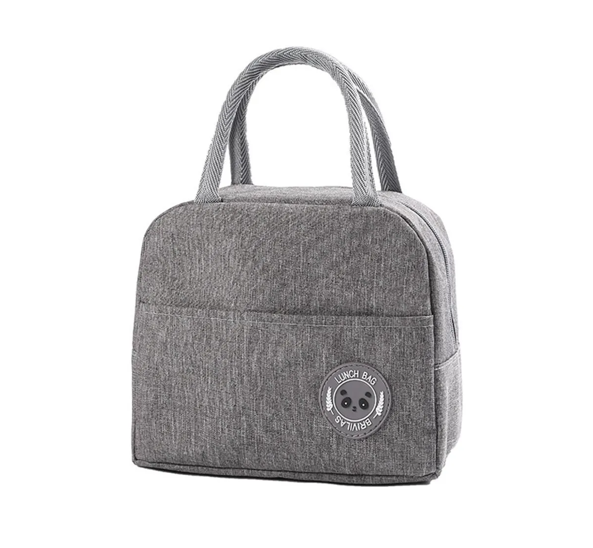 Термосумка для ланч-бокса в школу и на пикник, 3 литра, серый