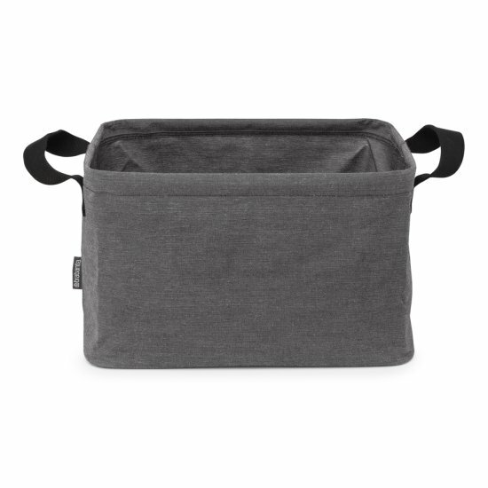 Корзина для белья Brabantia 35 л, складная, серо-черный (232701)