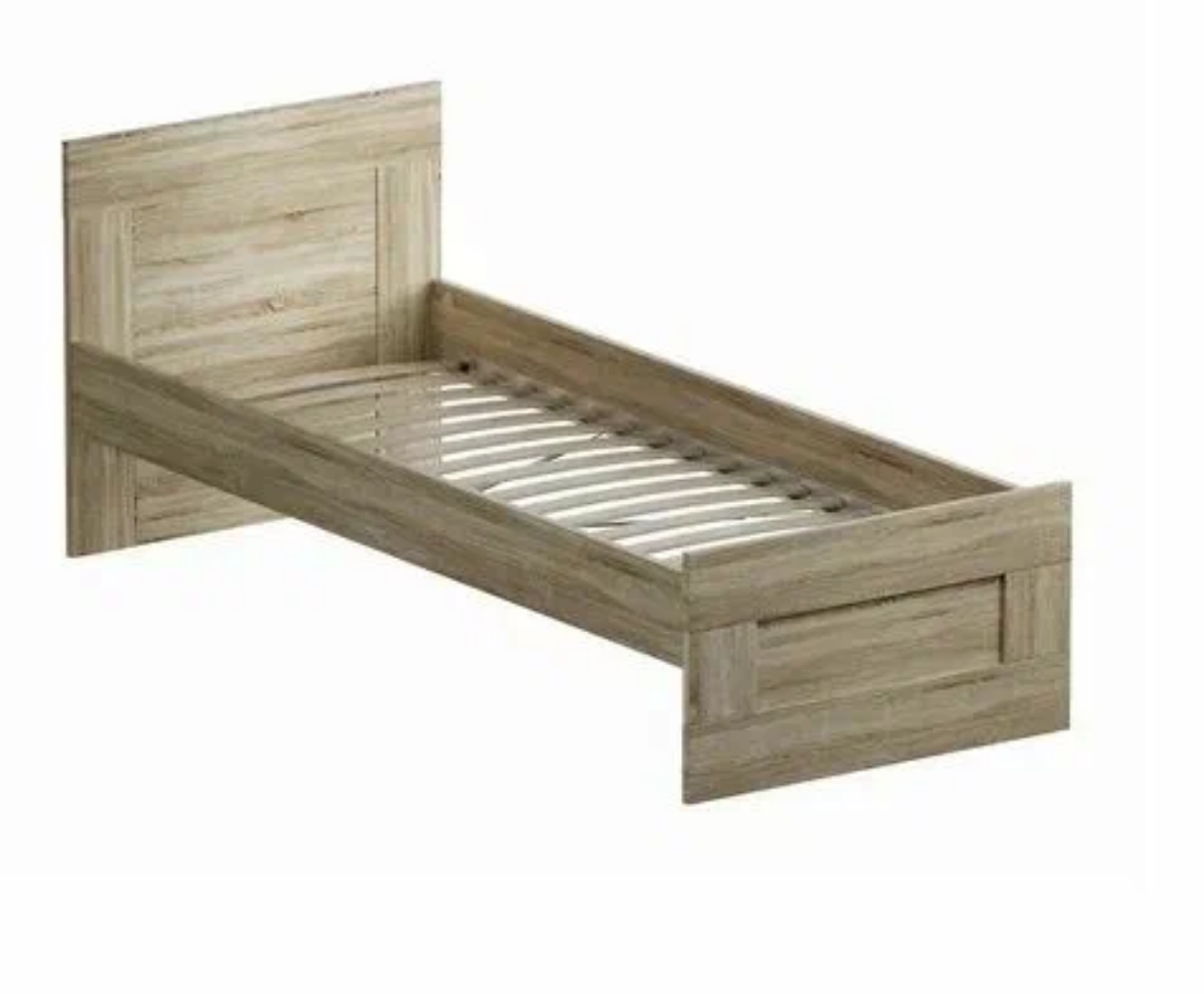 Кровать односпальная ГУД лакк "сириус", 90 х 200 см, цвет: сонома RU