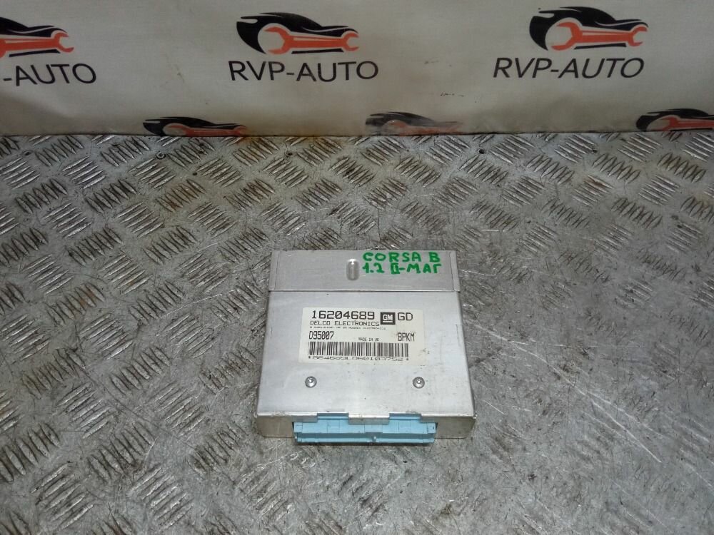 Блок управления двигателем Opel Corsa B 1.2 03 — 06 16204689