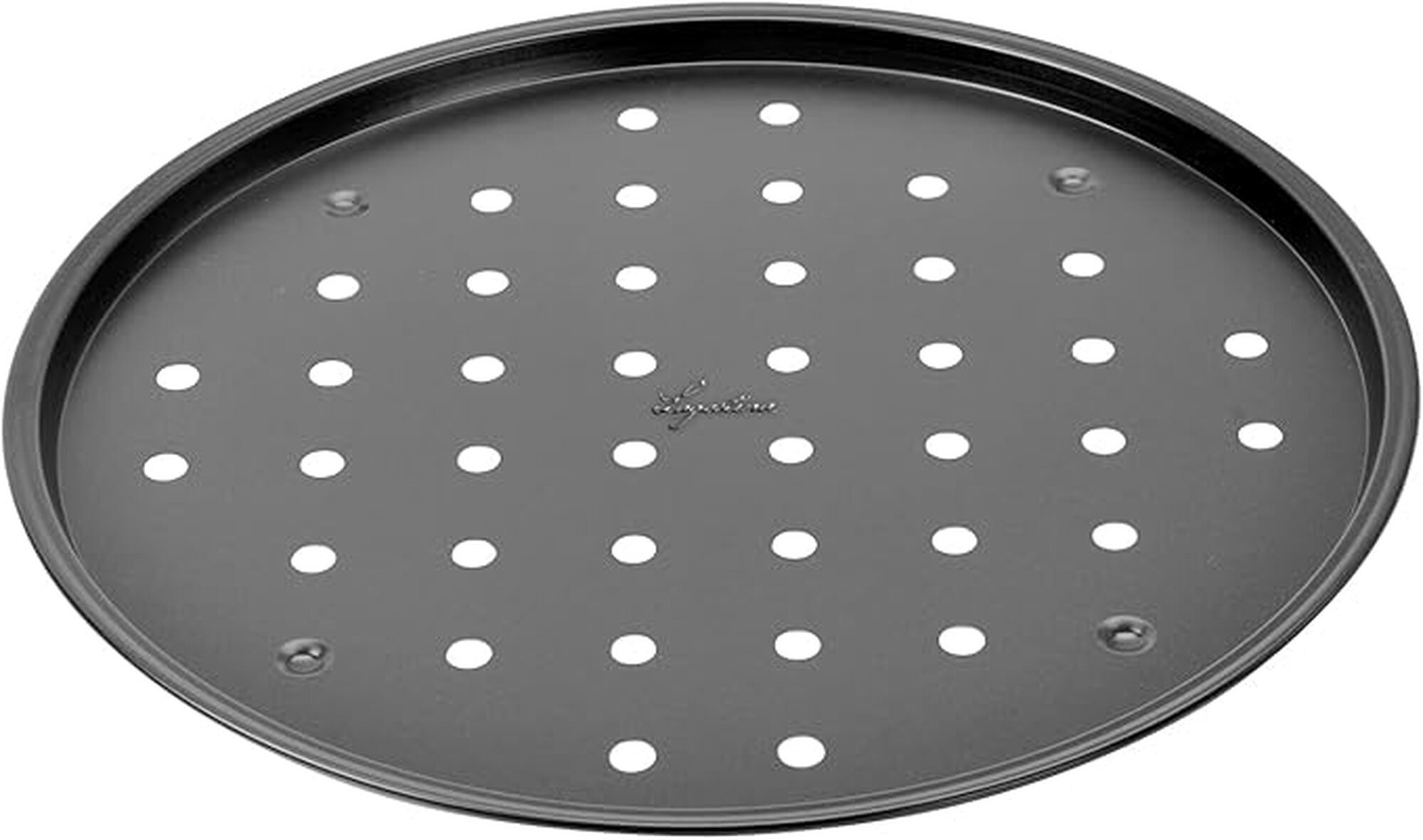 Форма для пиццы - Lagostina Delicious - з антипригарной стали, перфорированный, черный, диаметр 32 см, 010151000010