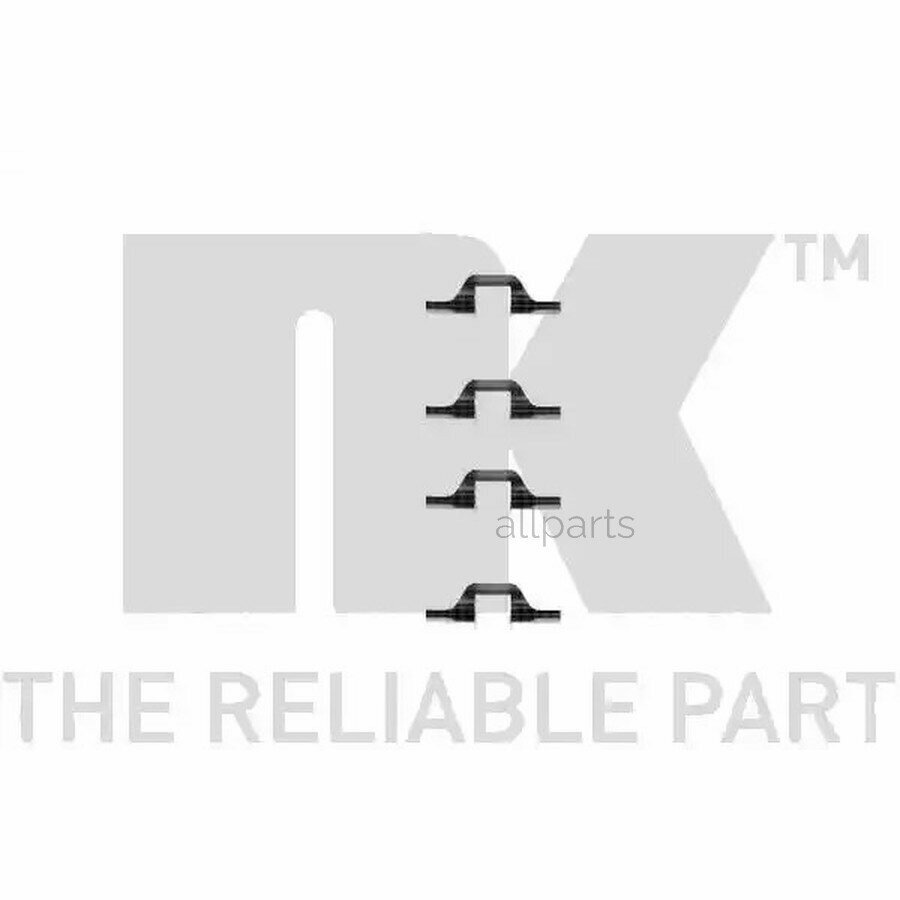 NK 7999263 Комплект монтажный торм. колодок Au. Ford/Seat/VW83-02