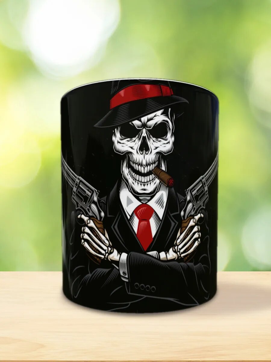 Кружка Скелет мафия