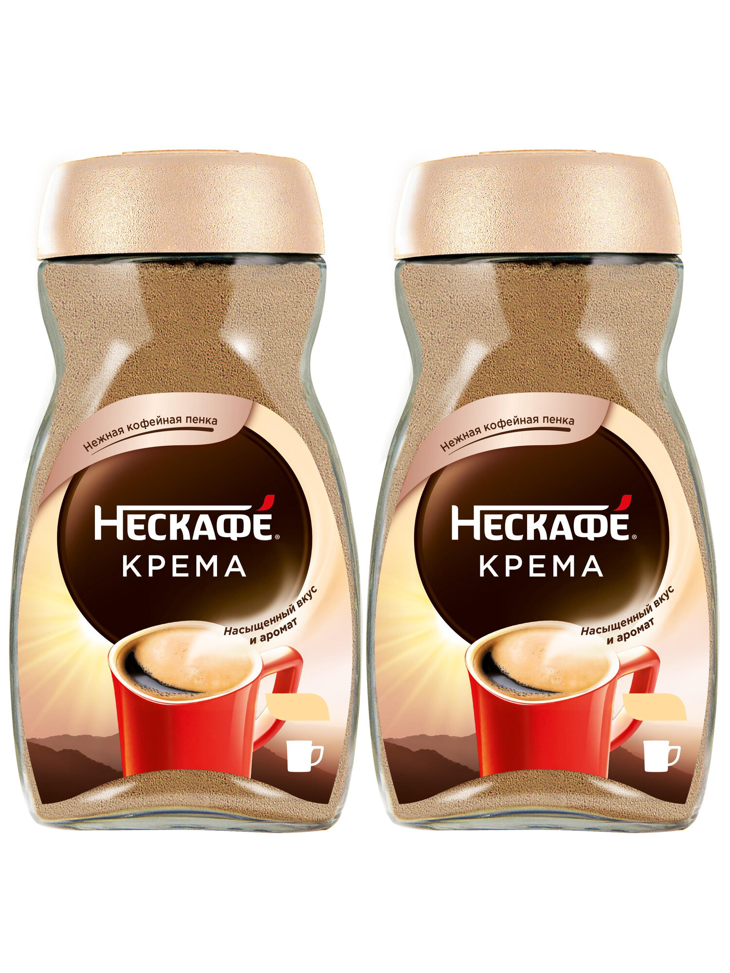 Кофе Нескафе Классик Крема растворимый, 95г х 2шт. Nescafe Classic Crema