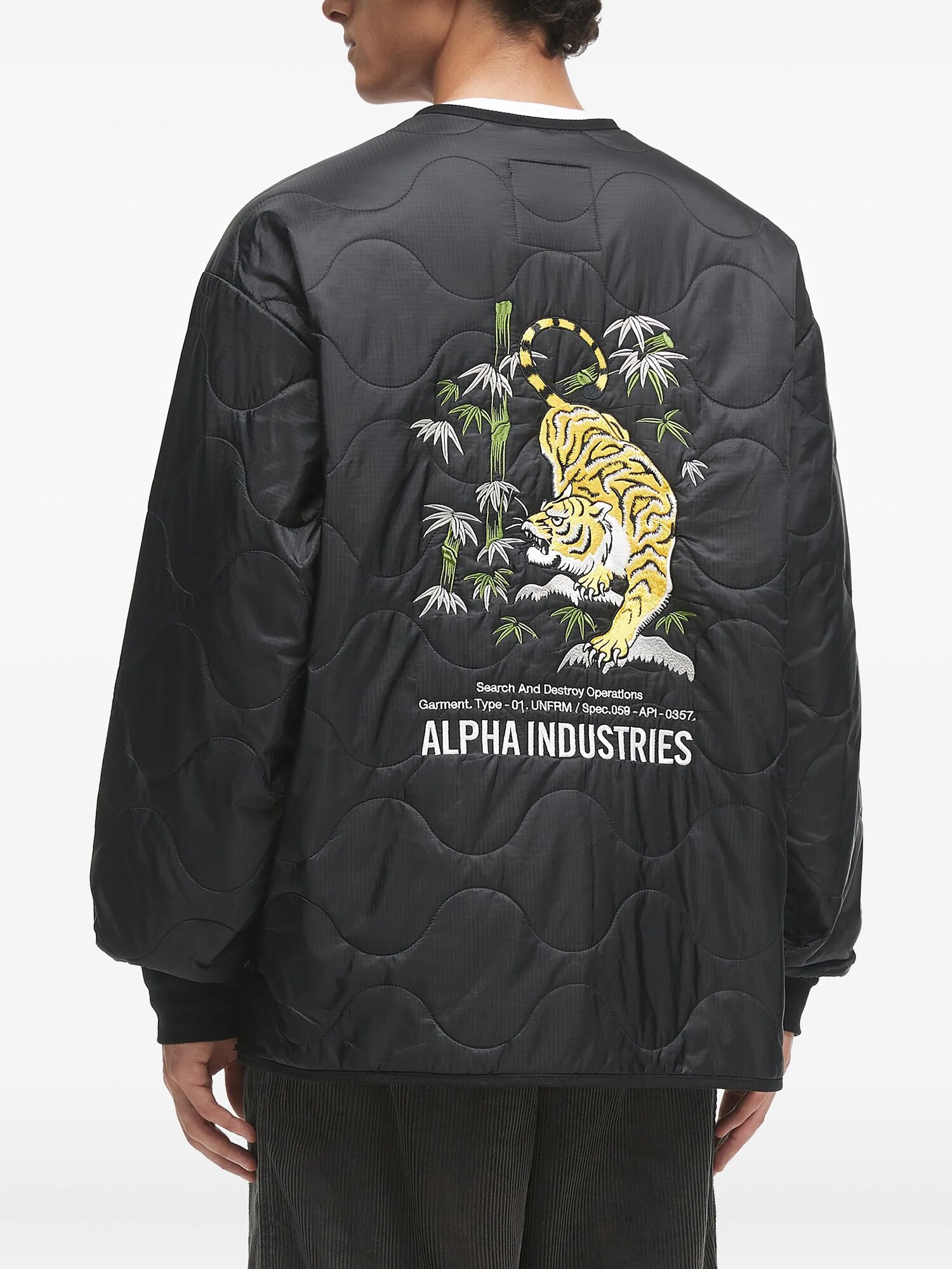 Куртка ALPHA INDUSTRIES, размер M, black/black — фото 1