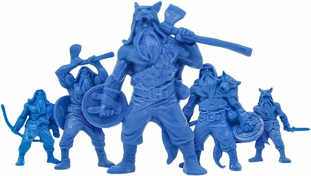 Игровой набор для детей "Волкодавы", 5 фигурок солдатиков, пластиковая игрушка для сюжетно-ролевых игр и масштабных моделей