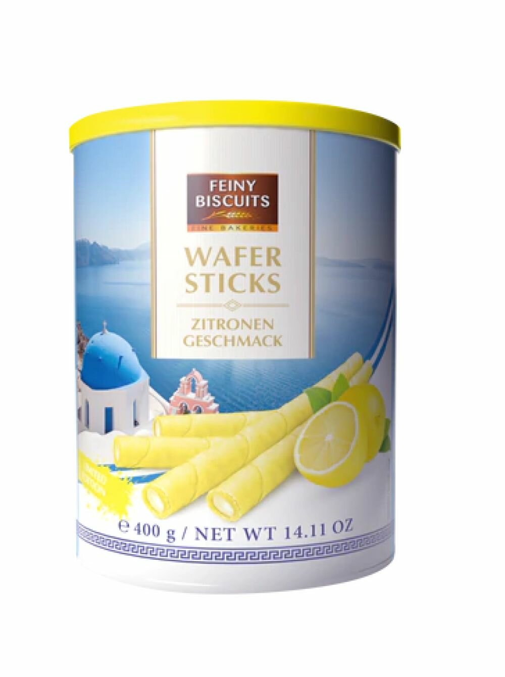 Вафельные трубочки Feiny Biscuits с лимонным кремом, 400г из Австрии