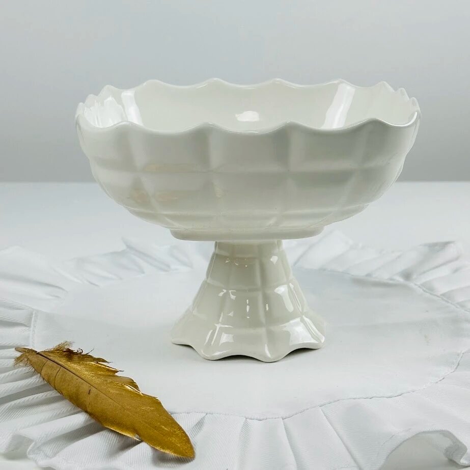 Фруктовница 25,5см на ножке корнелия Фарфор 163-048 118-163-048