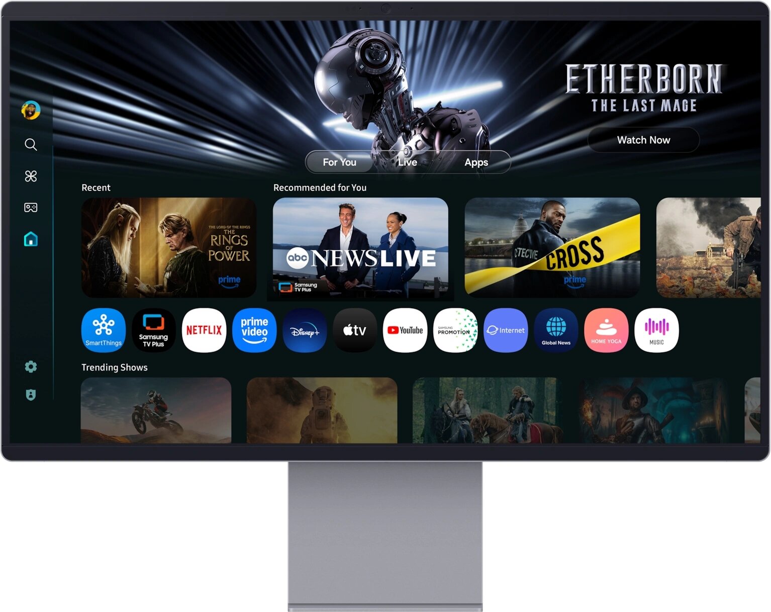 Монитор Монитор Samsung 32" Smart Monitor M9 LS32FM902SIXCI