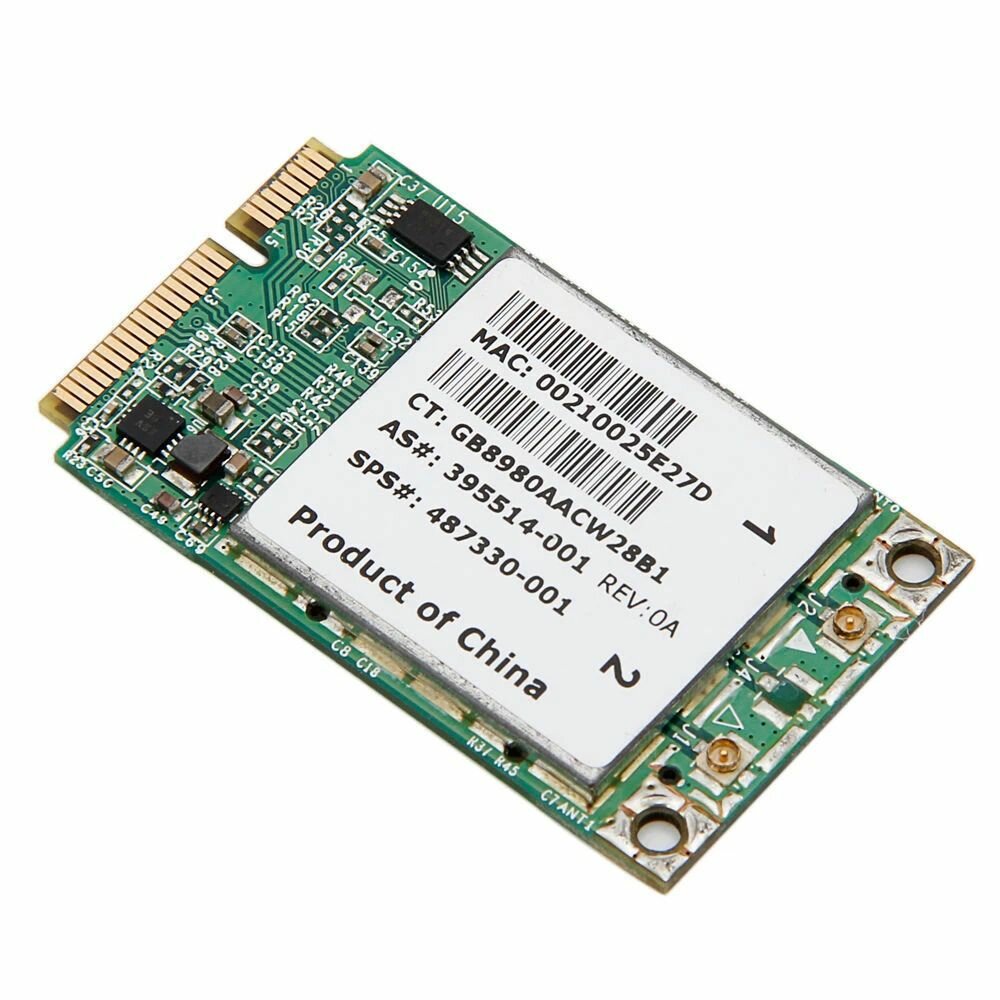 Wi-Fi Mini PCI-E Broadcom BCM94322MC, 2.4/5 ГГц, 300 Мбит/сек, Сетевая Карта для Ноутбука HP