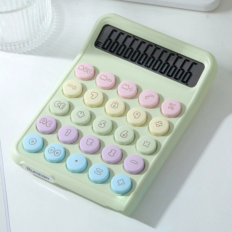 Scientific calculator fun and attractive with led display for daily calculations green