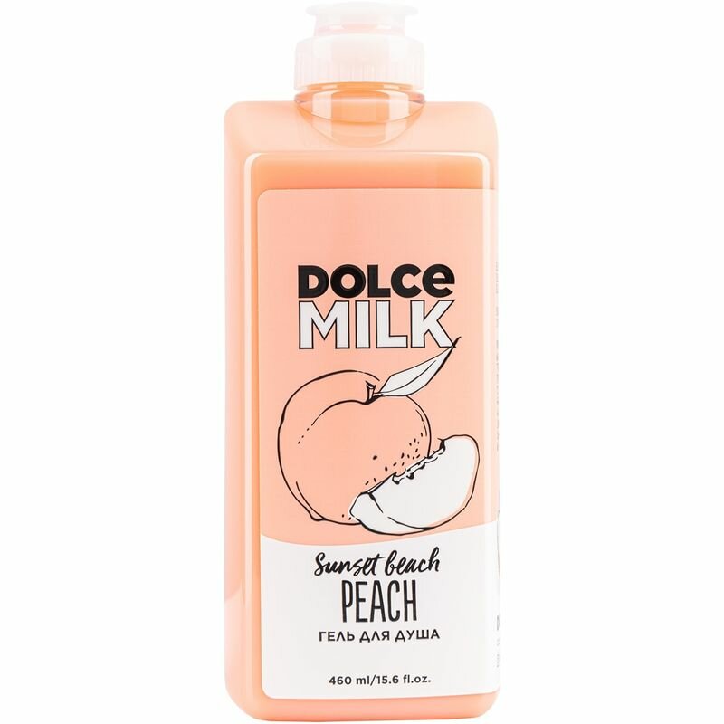 Гель для душа Dolce Milk Персик на пляже 460 мл