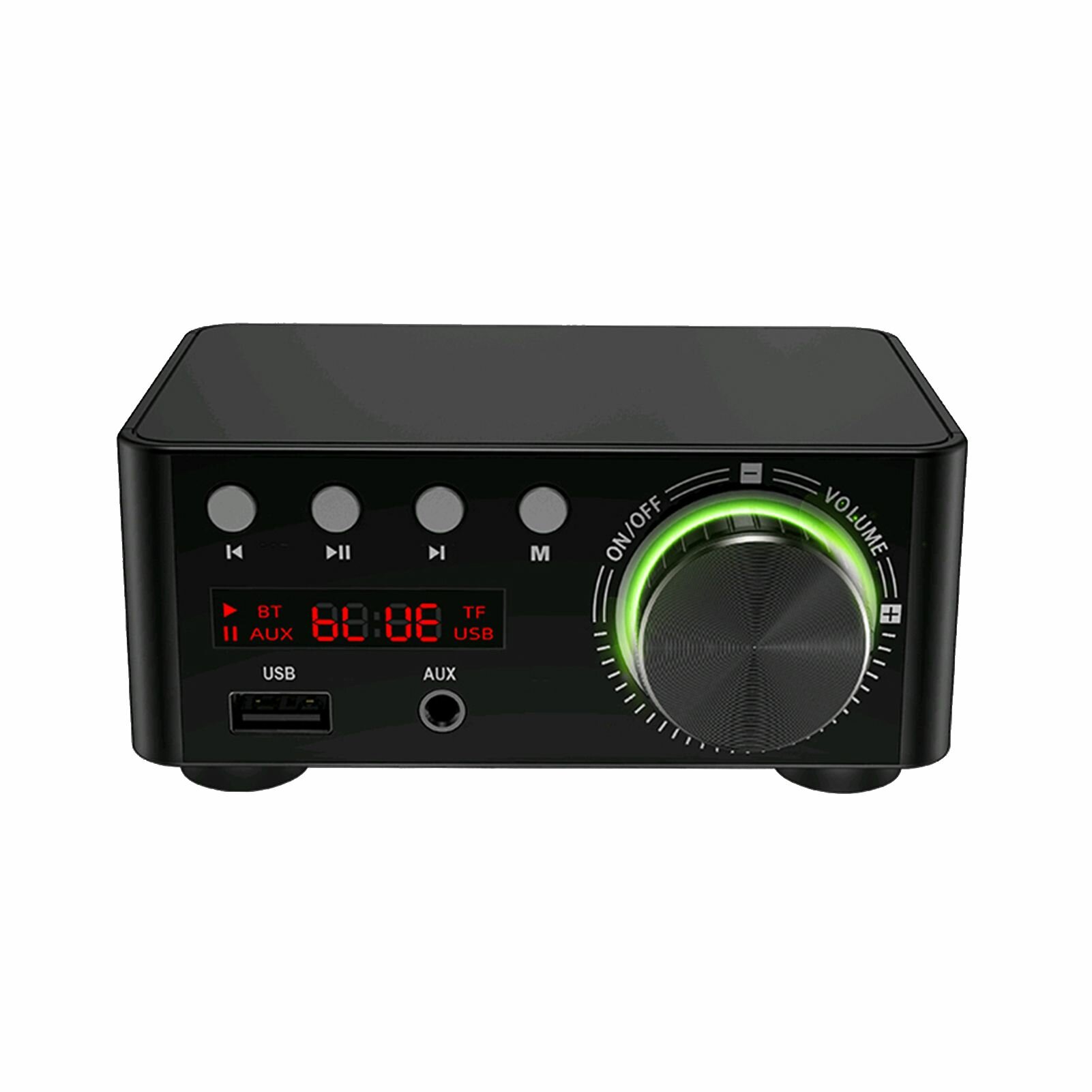 HIFI BT5.0 Цифровой усилитель Мини Стерео Аудио Усилитель 100 Вт Двухканальный