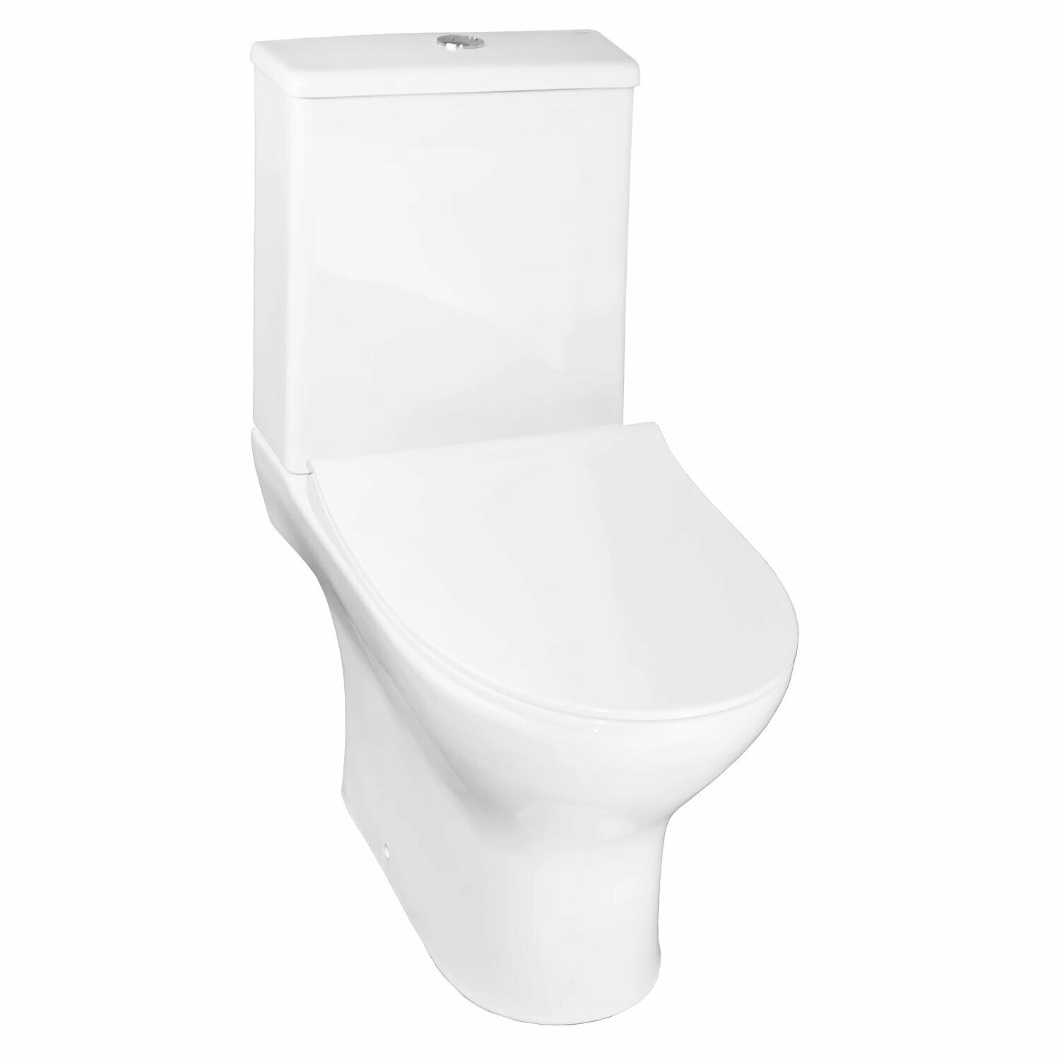 Унитаз напольный Azario Mist безободковый с микролифтом, сиденье дюропласт