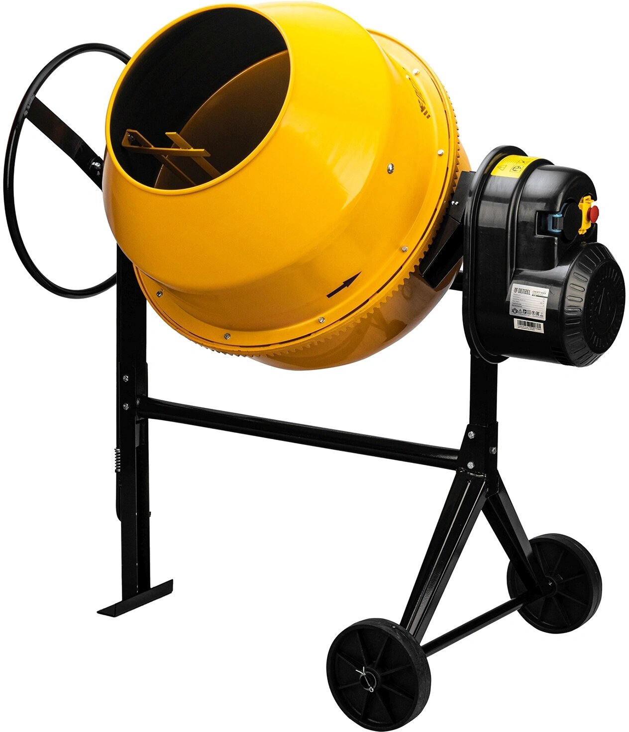 Бетономешалка Denzel B-180 электрич. бар:180л г. р:96л 70