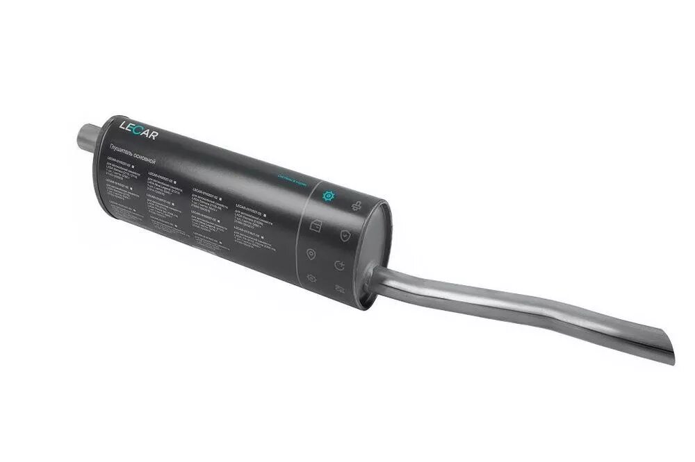 Глушитель осн. DAEWOO Nexia ЕВРО-3 алюм. (LECAR)