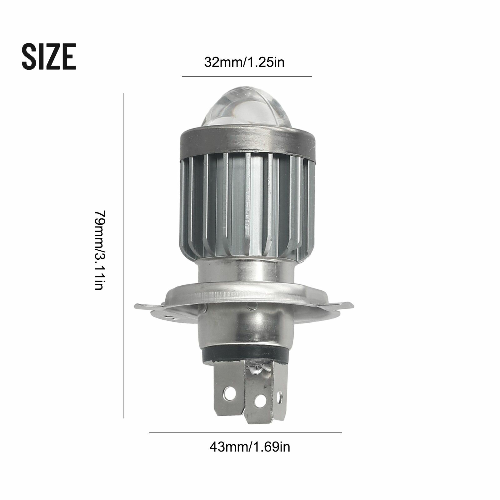 LED мото фара H6 BA20D H4 с линзой, 12 Вт, 6000 К, 6000 лм, IP68 — для мотоциклов, автомобилей, квадроциклов, лодок
