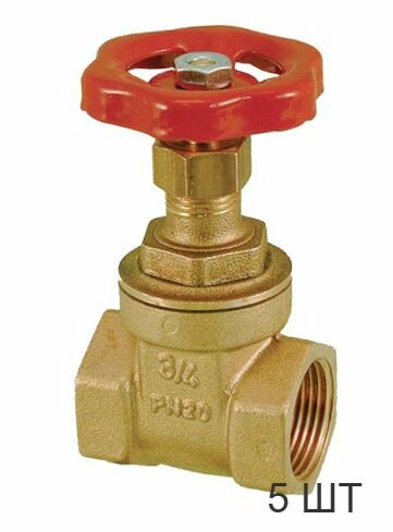 Задвижка клиновая 3/4" ViEiR GL180 (5 ШТ)