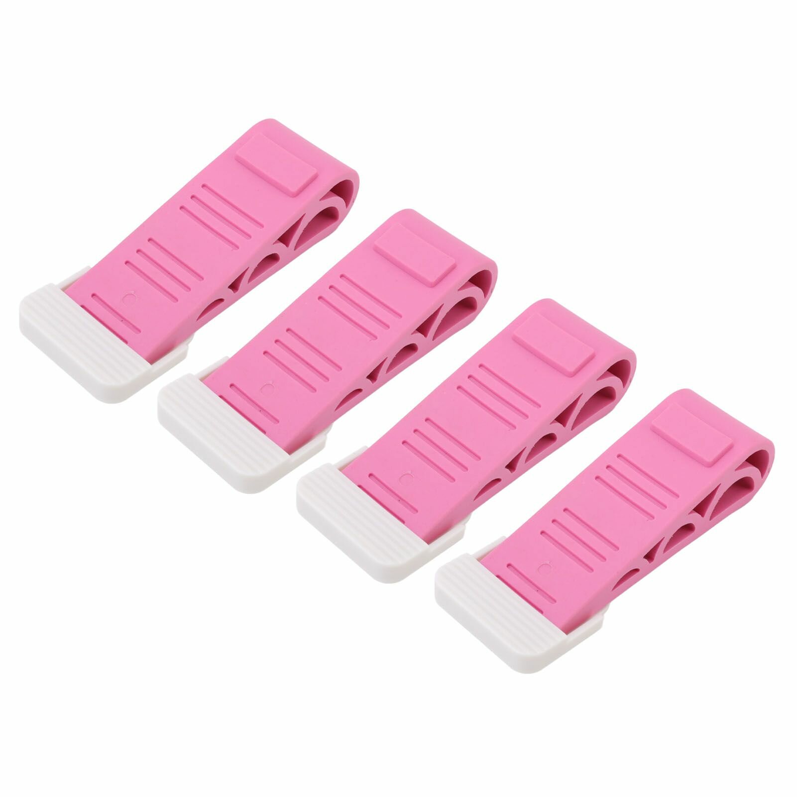 4шт розовые резиновые дверные стопоры, клинья