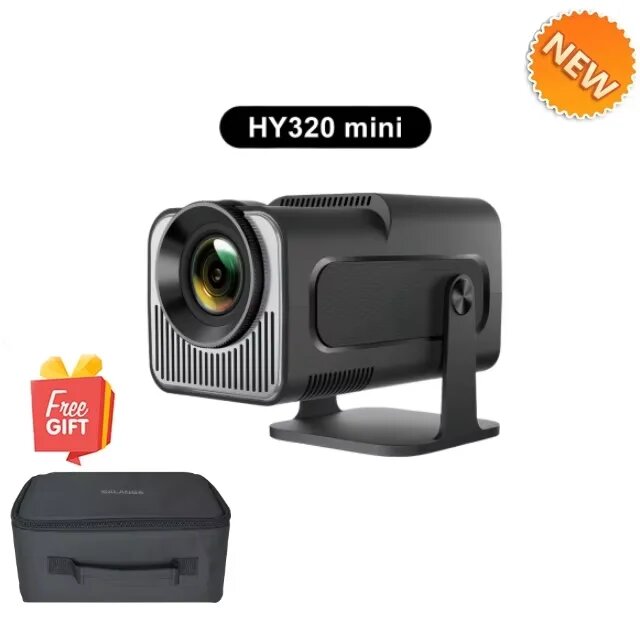 Salange HY320mini Умный проектор 720P Европейская вилка (EU Plug), HY320mini add Bag