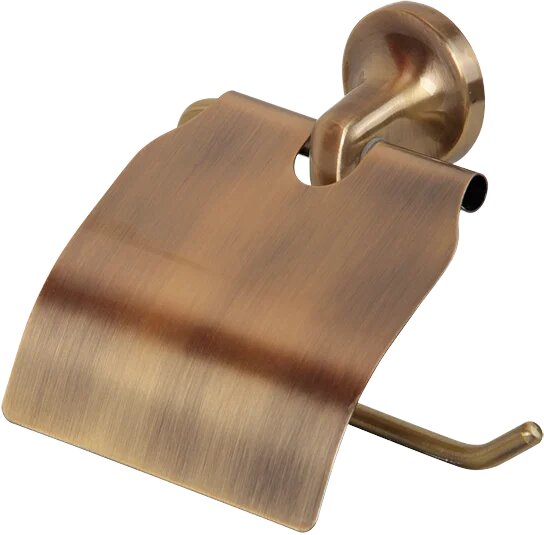 Держатель для туалетной бумаги Veragio Oscar OSC-5281. BR настенный, закрытый, бронза, матовый, латунный, на шурупах, с комплектом для монтажа