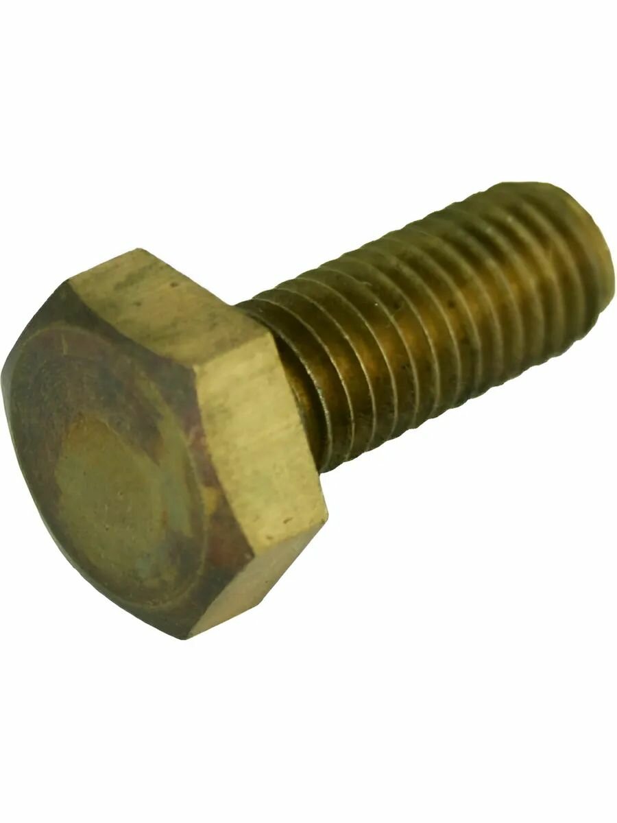 Болт din933 м10х80 латунь sw17 (упак 1шт)