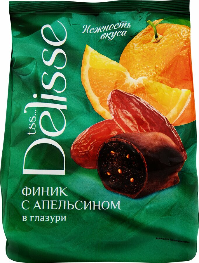 Конфеты Финик с апельсином от торговой марки DELISSE –