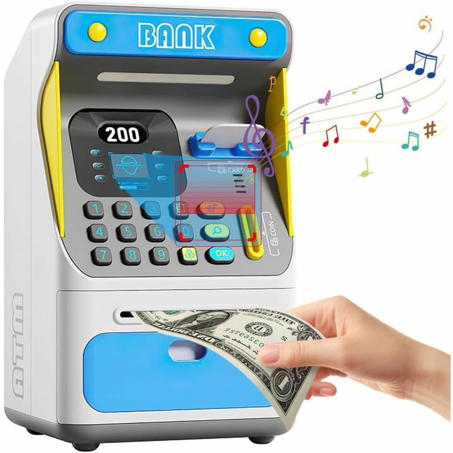 Детский банкомат с имитацией распознавания лиц