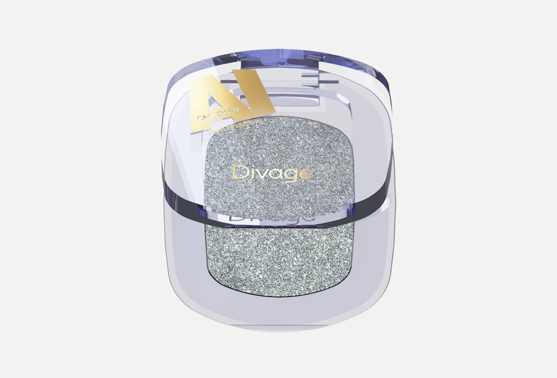 Тени для век Divage AI, оттенок 03, Серебряное сияние, 1.5 г
