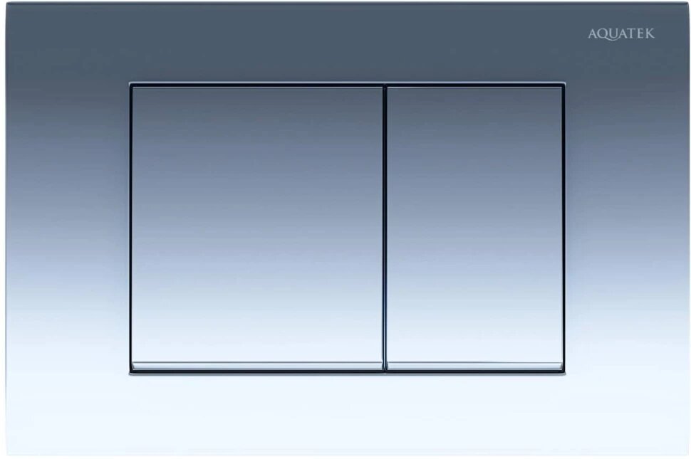 Кнопка смыва Aquatek PNS-0000002 для инсталляции, хром