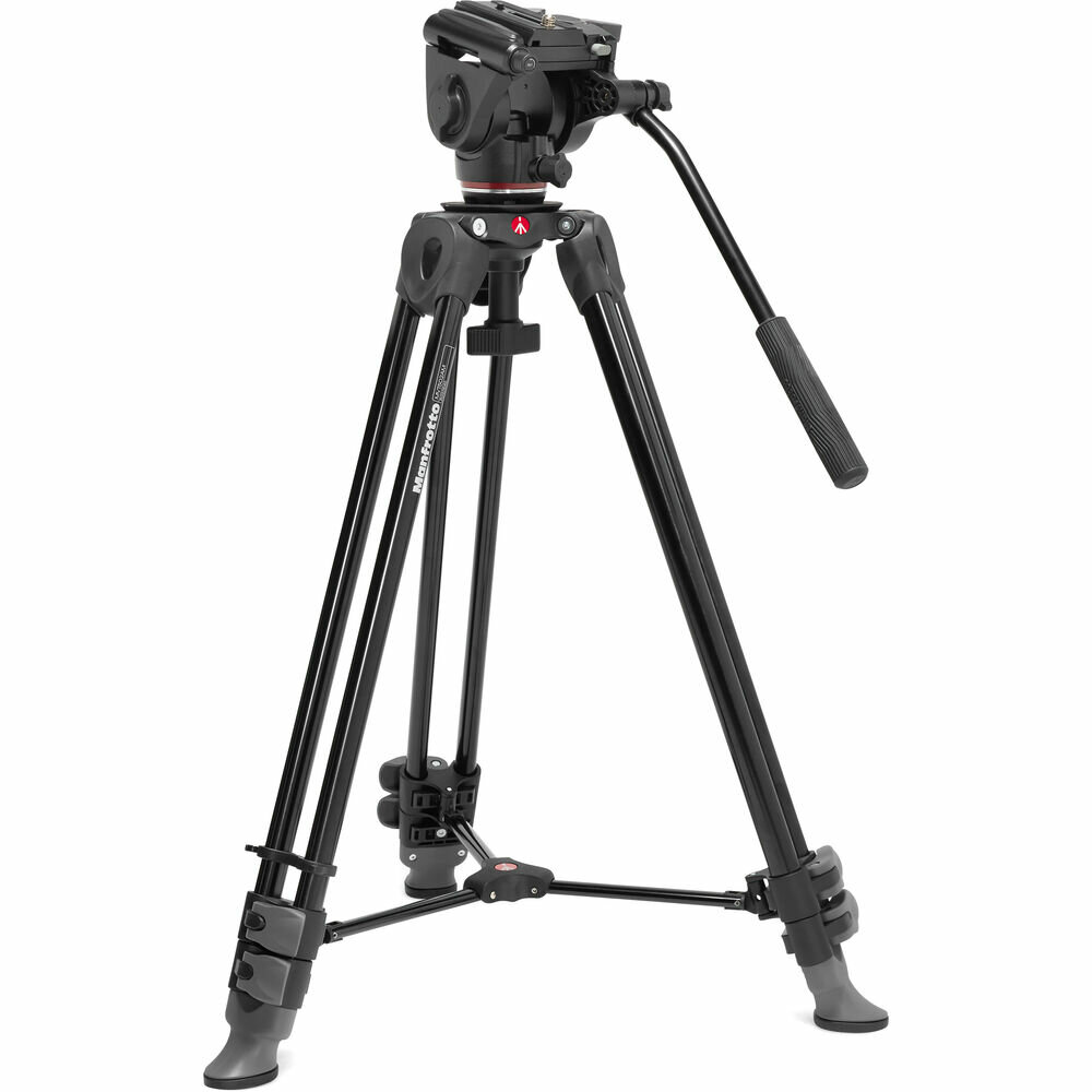 Видеоштатив Manfrotto MVK500XAM Video Alu Tripod с головой 500X Fluid Head