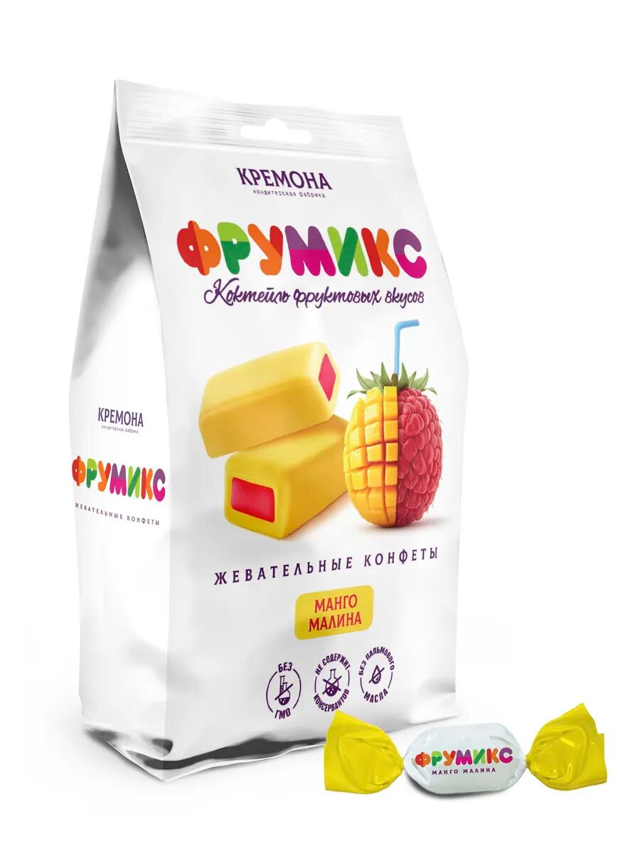 Фрумикс Жевательные конфеты манго/малина