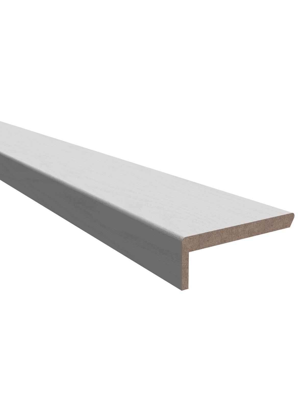 Комплект наличников 5 шт ПВХ Milky white телескопический