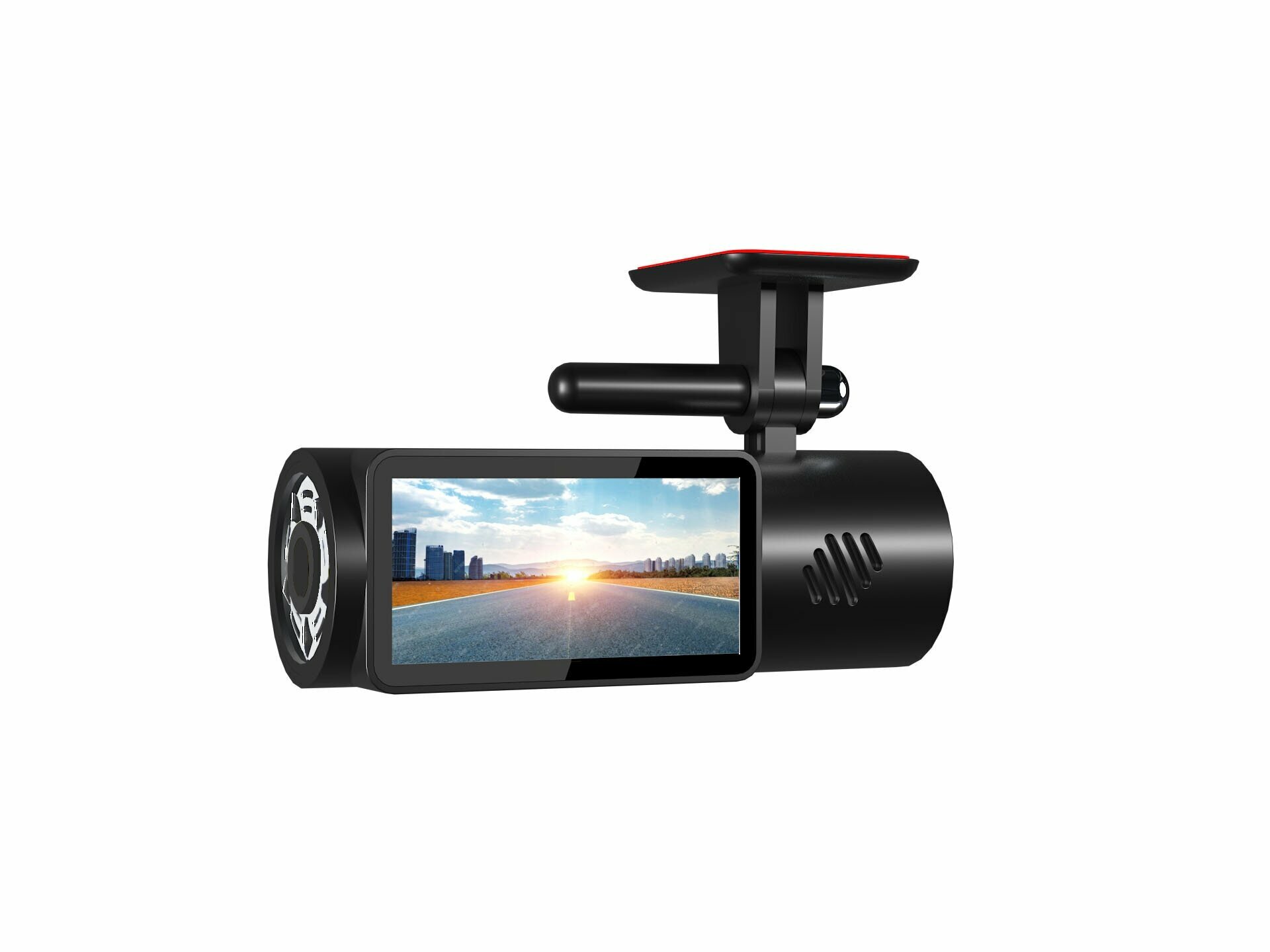 Видеорегистратор K4, Wi-Fi, ночное видение, 2 объектива, 8 Мп, 1080p