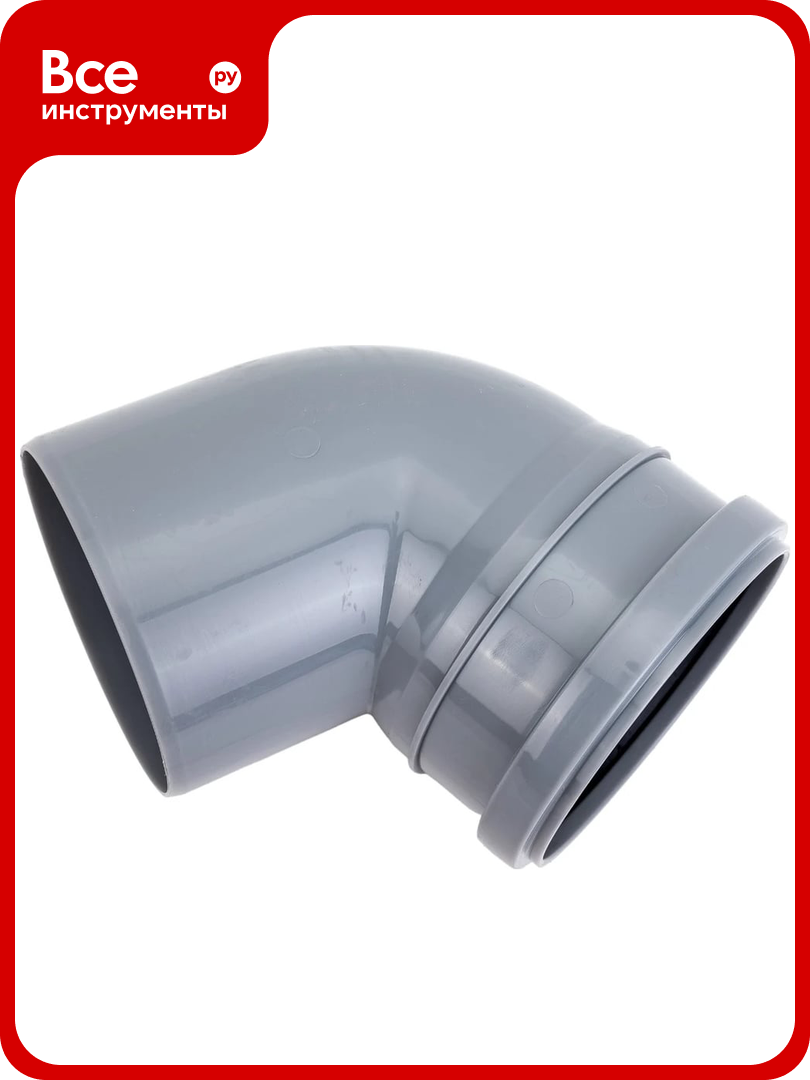 Отвод канализационный Millennium 110мм, 67 градусов, для вашего водоотведения