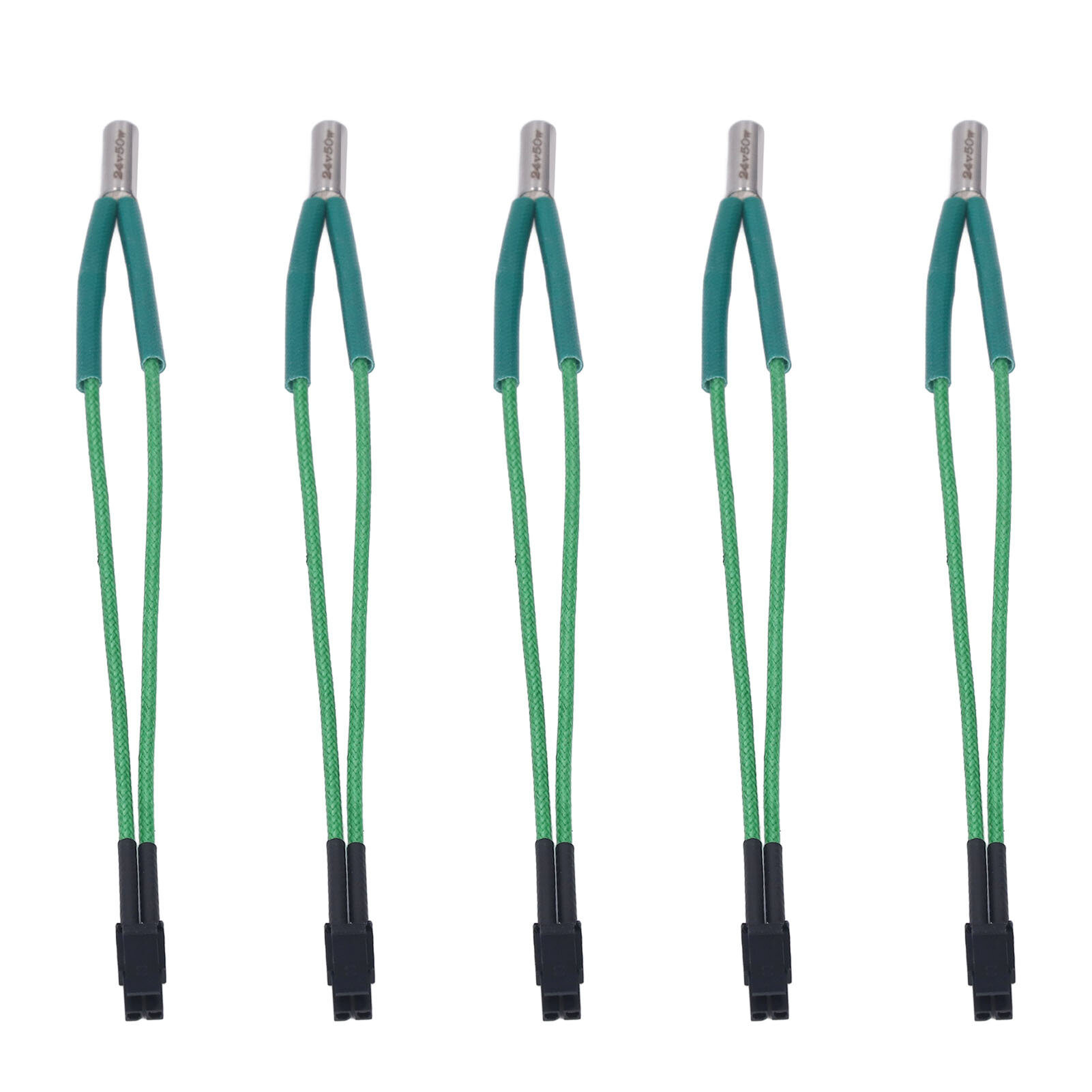 5pcs нагреватель картридж быстрый нагрев 350 ℃ 6 x 15 мм нагреватель картриджа для Voron v2.4 V0.1 3D принтер 24 В 50 Вт