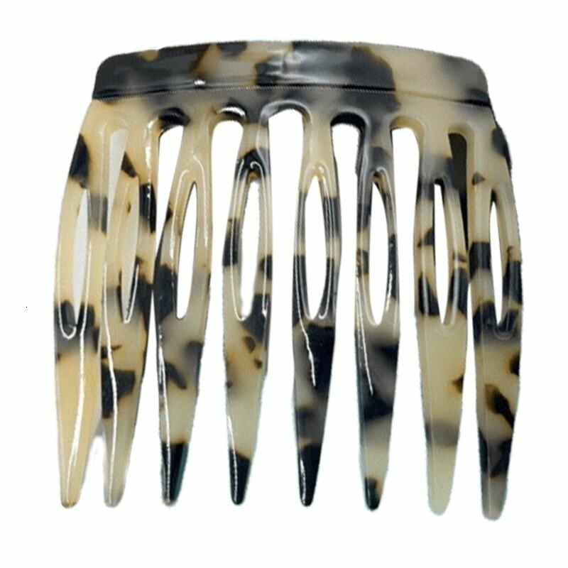 Винтажная французская заколка-гребень, легкий черепаший панцирь