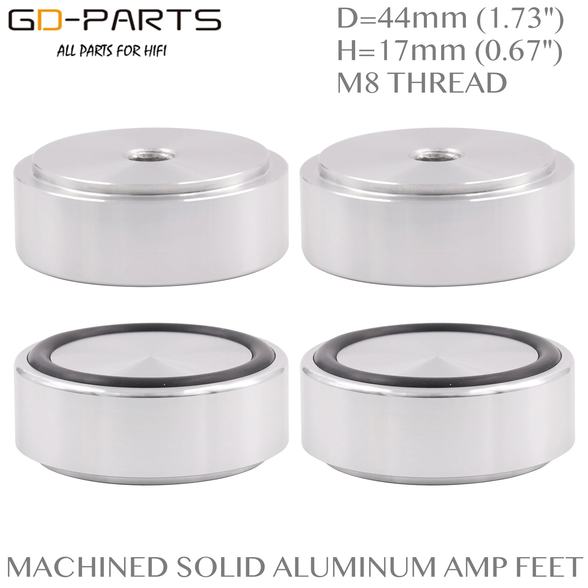 Алюминиевые стойки для акустики GD-PARTS, 4 шт.