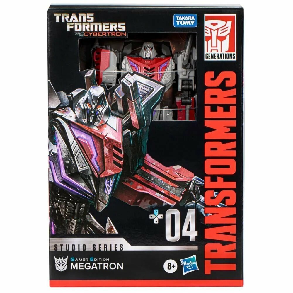 Трансформеры игрушки Hasbro Studio Series Voyager Transformers: War for Cybertron 04 Gamer Edition Megatron (16.5 cm) F7244
