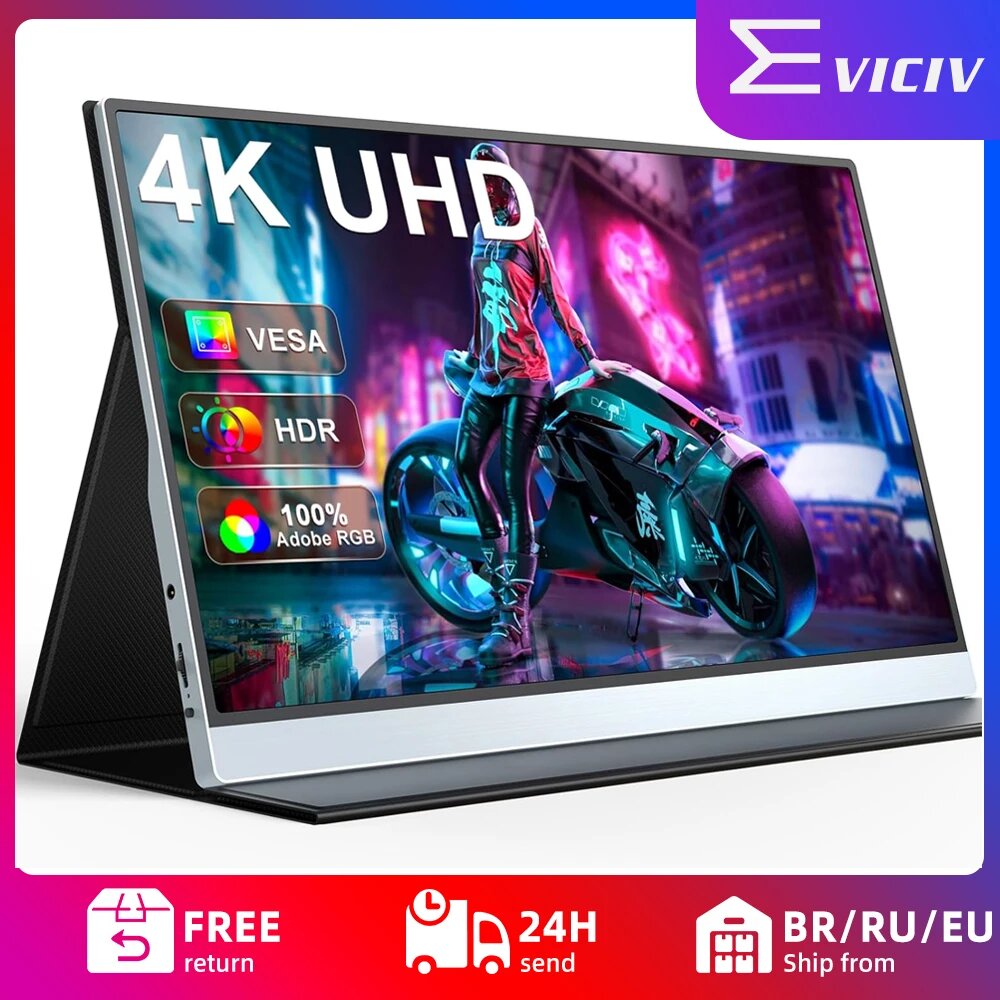 EVICIV 4K Портативный Монитор 15,6" США вставка