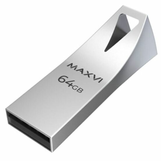 Память USB Flash 64 Гб Maxvi MK2 (4829) - открытый, металл