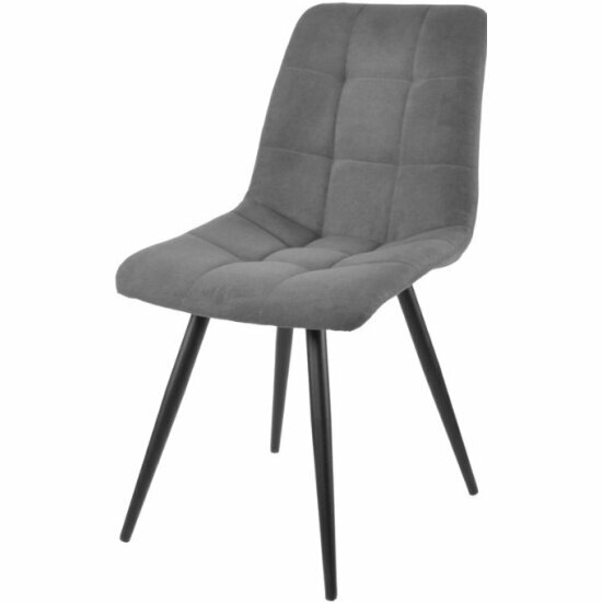 Стул Комус FORM HN BLACK (BOX-4) RU SORO-93 серый/черный