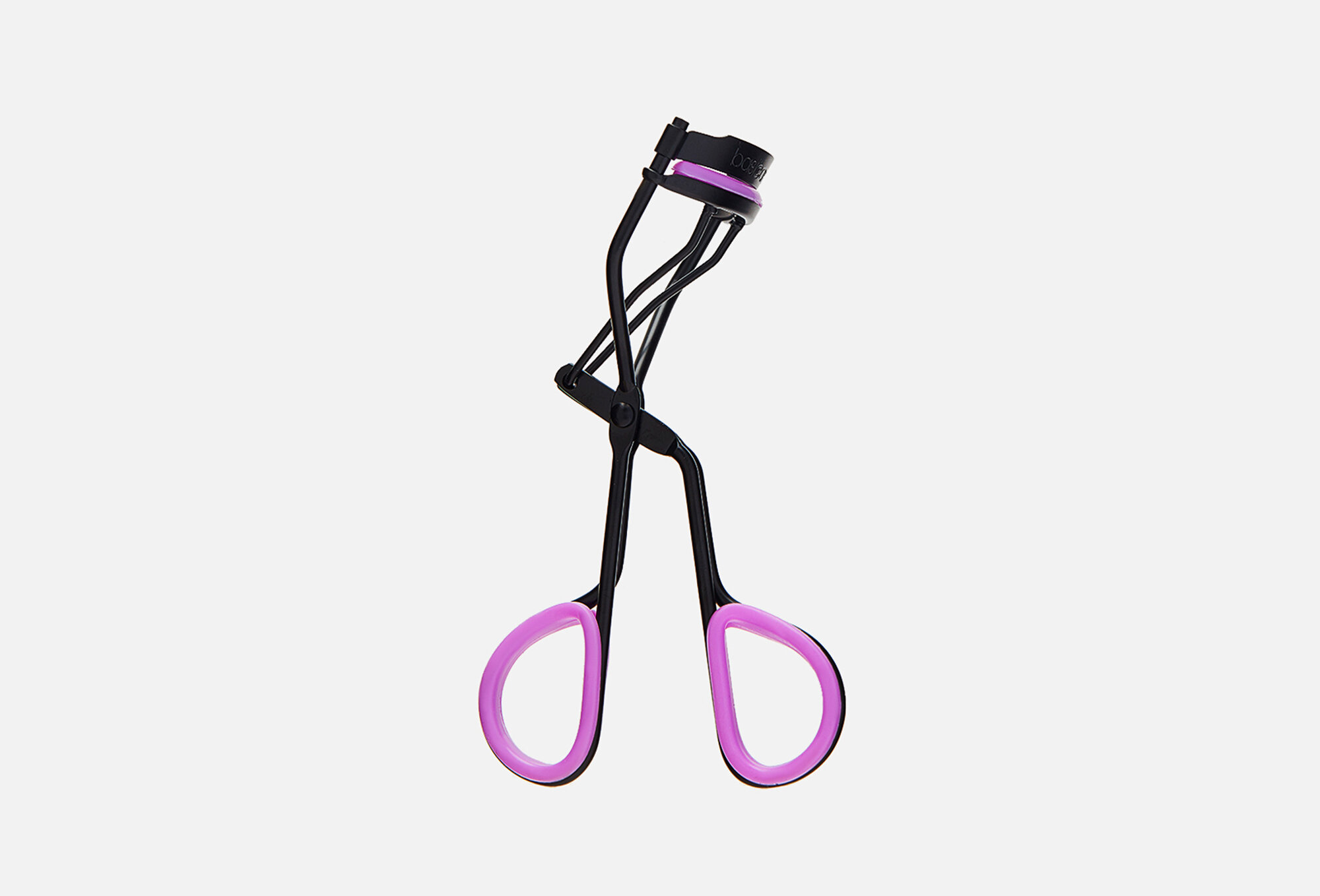 Щипчики для завивки ресниц BASICARE EYELASH CURLER WITH PURPLE RUBBER HANDLE